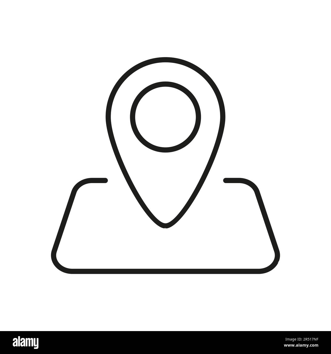 Car road navigator travel driving map Stock Vector Images - Alamy