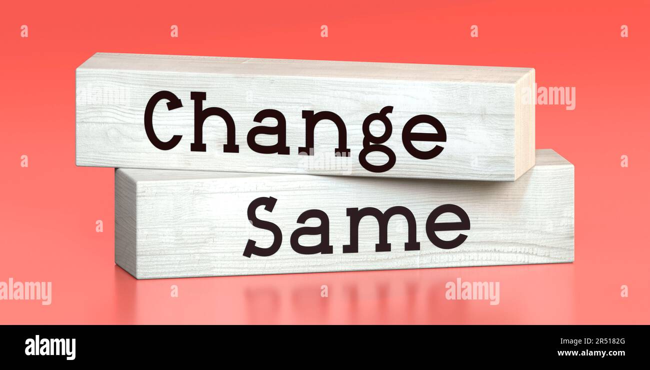 3d words change hi-res stock photography and images - Alamy