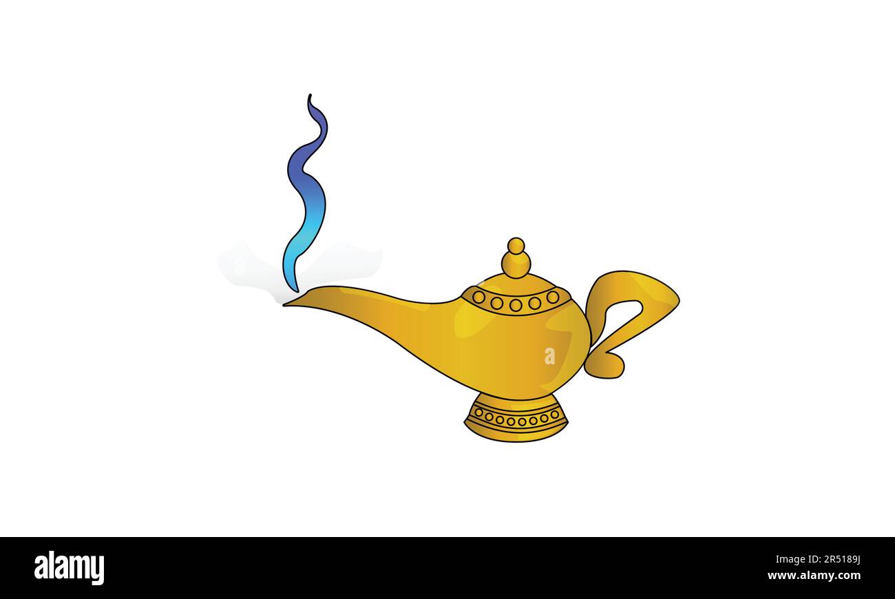 Aladdin genie Stock Vector Images - Alamy