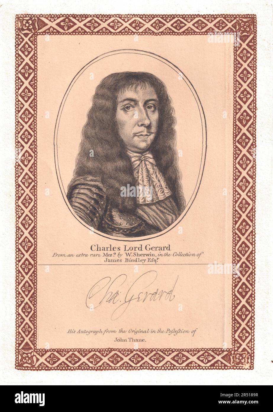 Charles Gerard, 1st Earl of Macclesfield published by John Thane, after ...