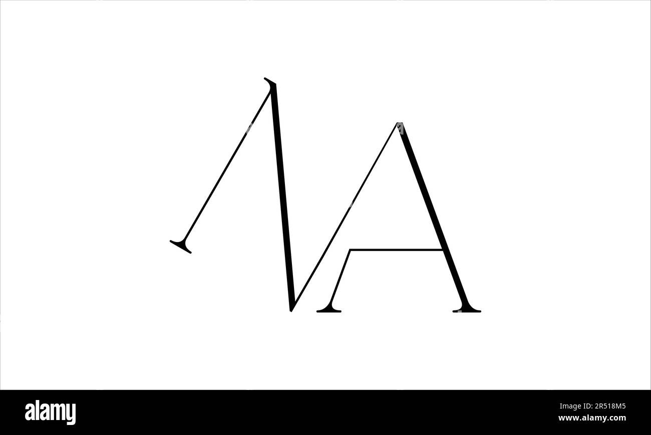 Letter na vector vectors hi-res stock photography and images - Alamy