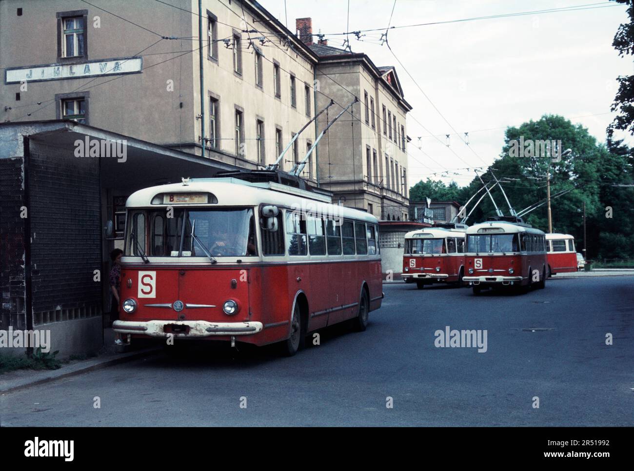 Skoda 9Tr trolleybus Stock Photo - Alamy