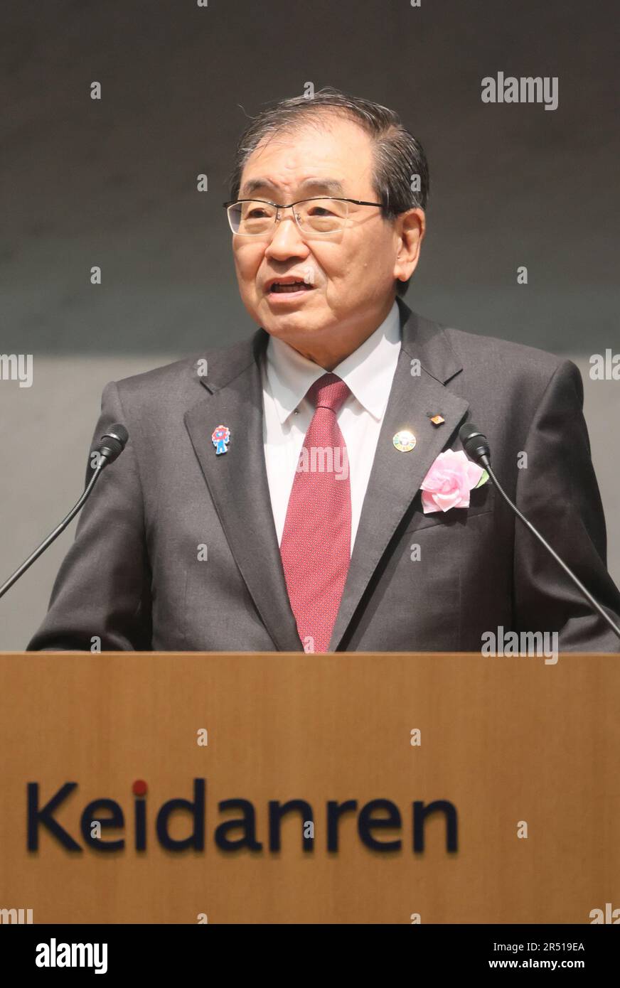 Tokyo, Japan. 31st May, 2023. Masakazu Tokura, chairman of the ...