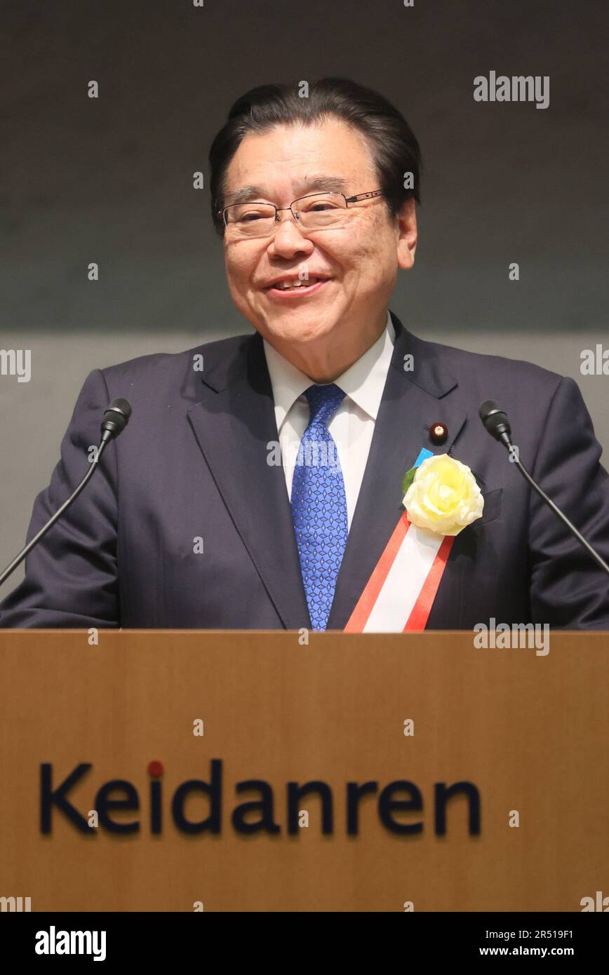 Tokyo, Japan. 31st May, 2023. Japanese Fiscal Policy Minister Shigeyuki ...