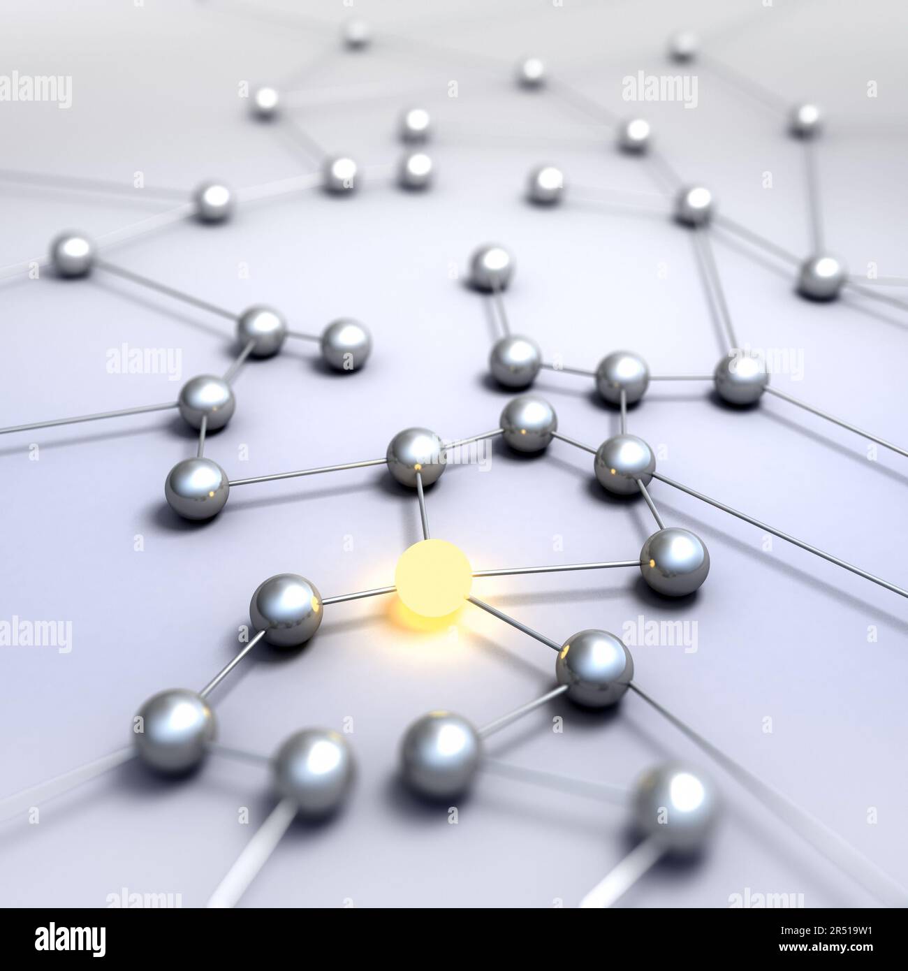 Communication innovation development algorithm. 3d rendering Stock ...