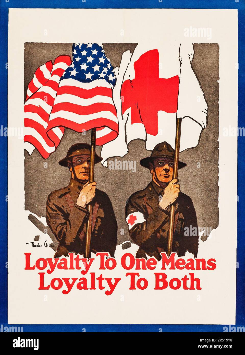 American World War I Propaganda (American Red Cross, c. 1917) Poster ...
