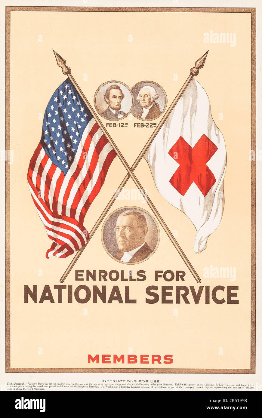 American World War I Propaganda (Red Cross, 1919) Red Cross Student ...