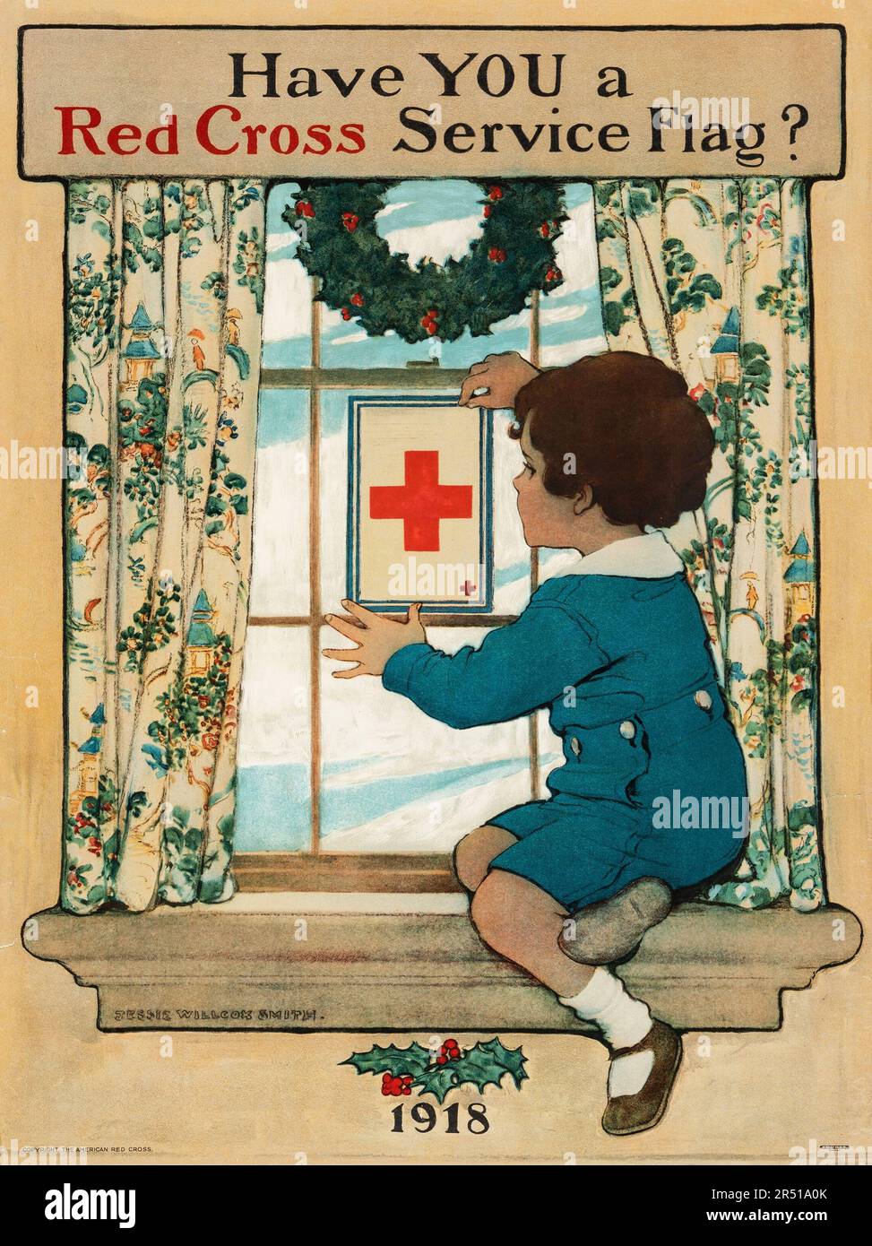 World War I Propaganda (American Red Cross, 1918) "Have You a Red Cross ...