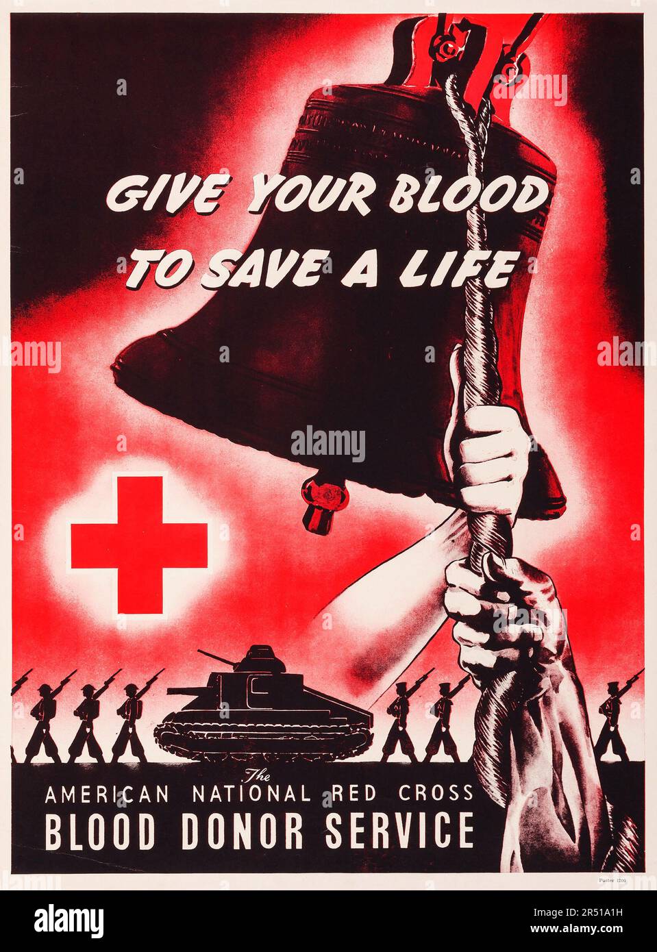 World War II Propaganda (American Red Cross, 1940s) Poster "Give Your ...