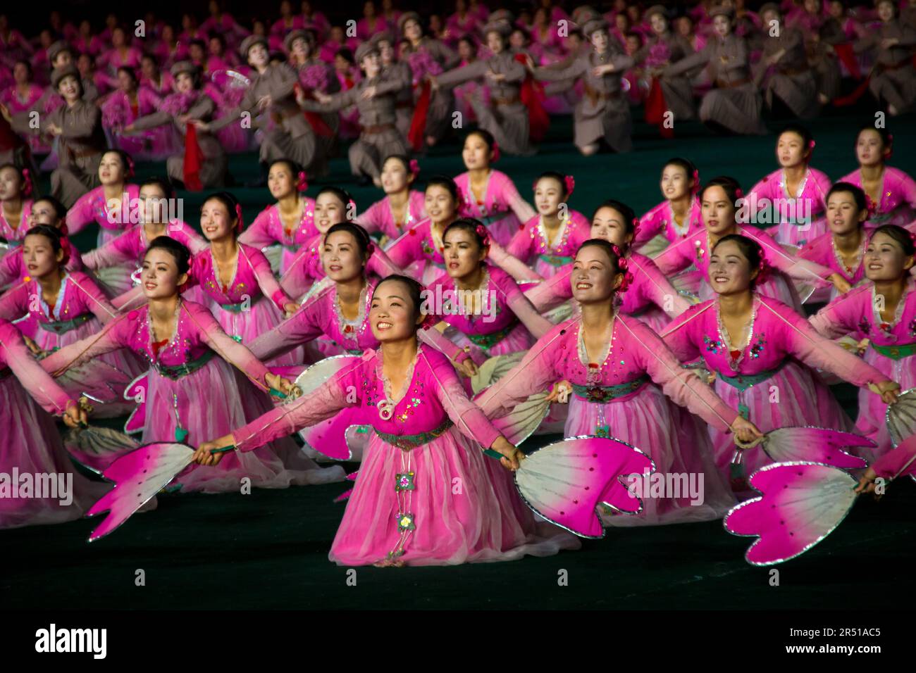 Arirang Mass games in Pyongyang, North Korea Stock Photo - Alamy