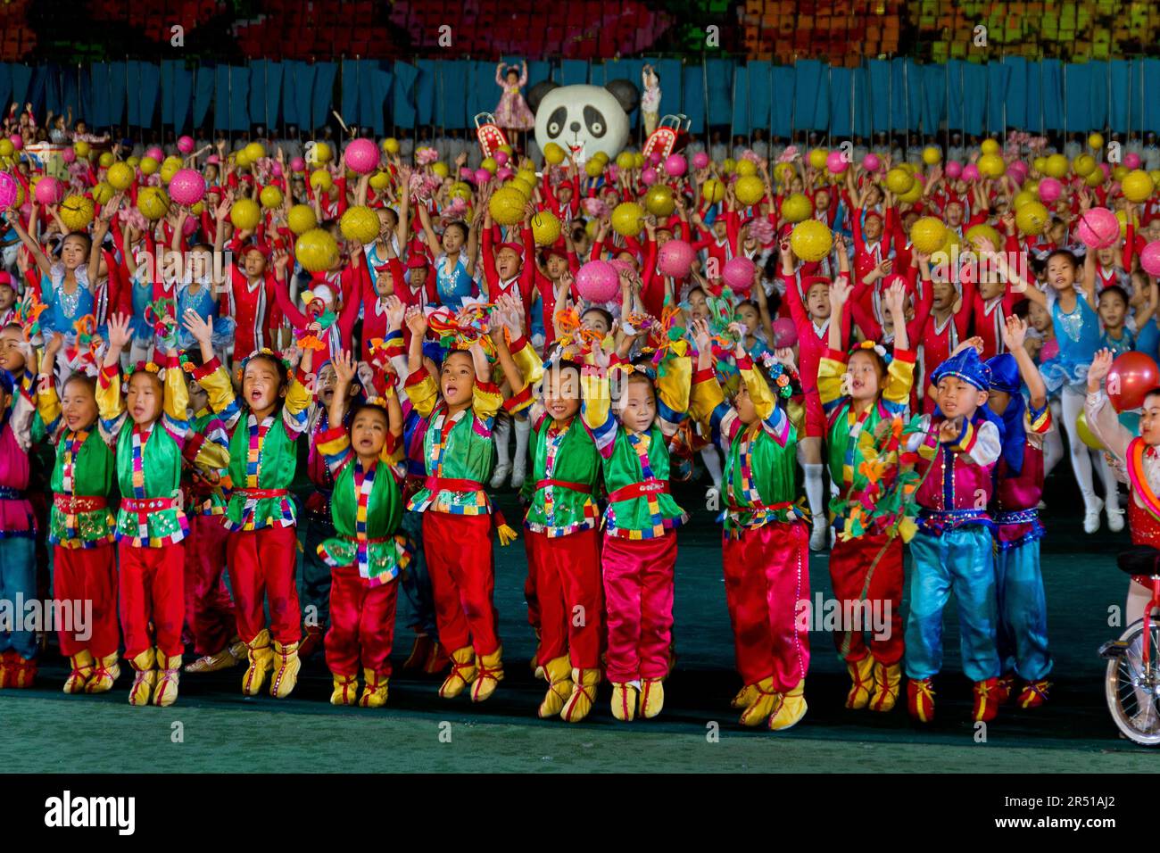 Arirang Mass games in Pyongyang, North Korea Stock Photo - Alamy