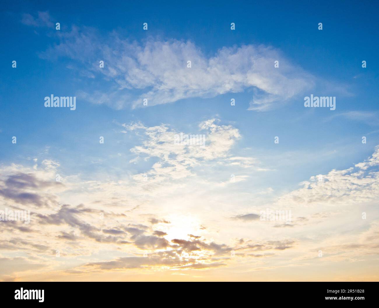 Beautiful sky and clouds summer good weather Stock Photo - Alamy