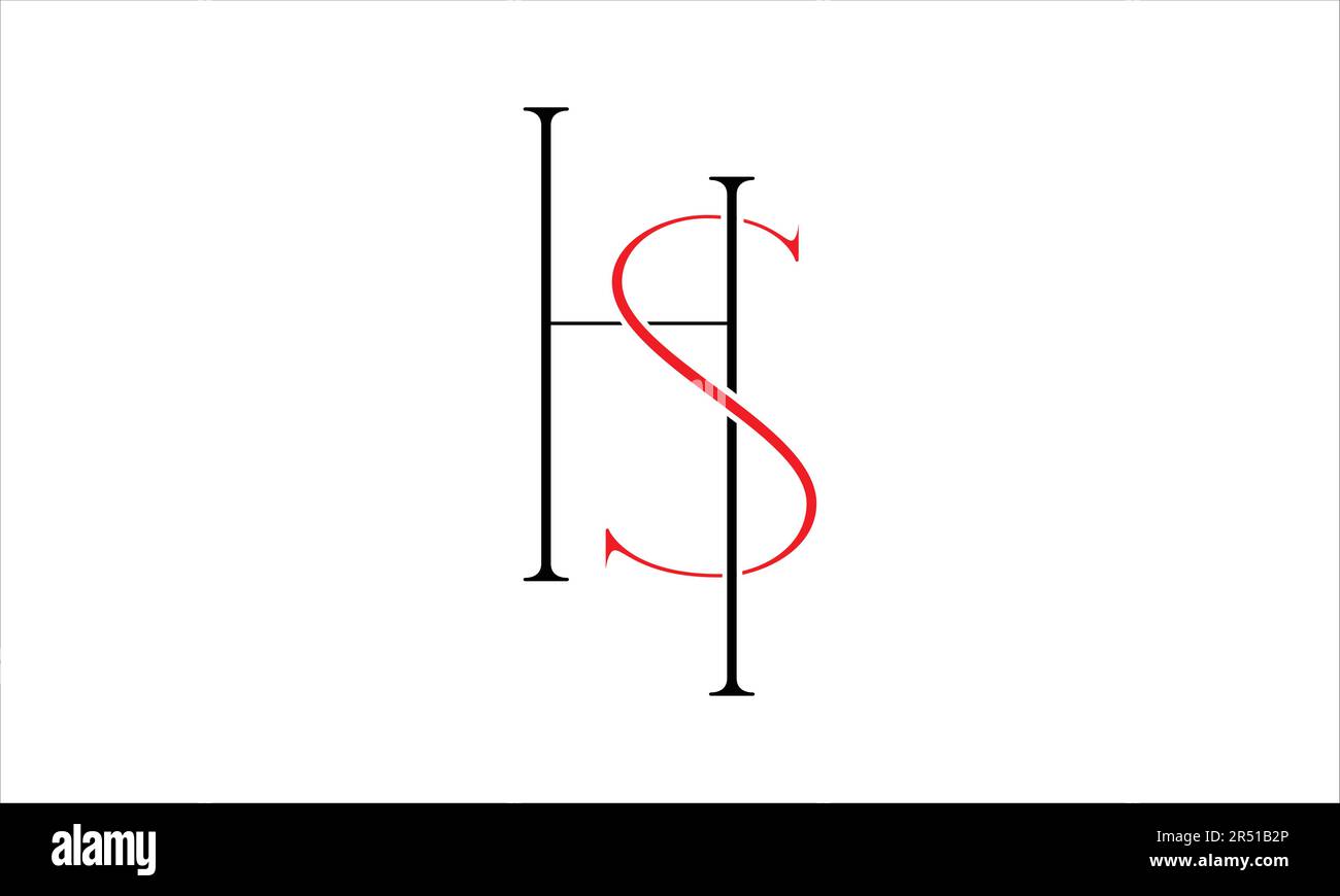 HS SH H S Initial Letter Vector Logo Design Stock Vector Image & Art ...