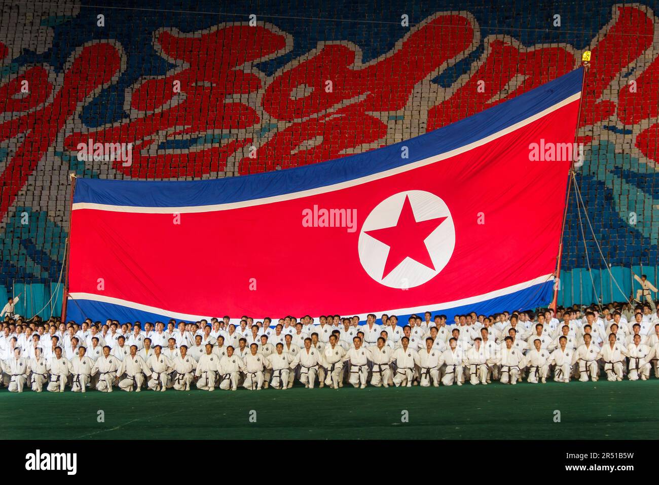 Arirang Mass games in Pyongyang, North Korea Stock Photo - Alamy