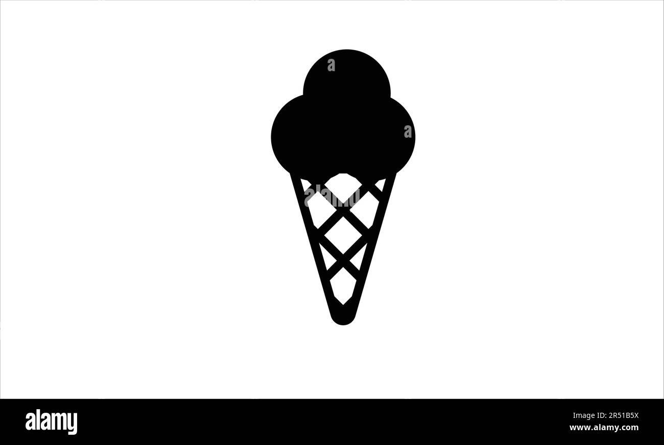 Modern ice cream logo hi-res stock photography and images - Alamy