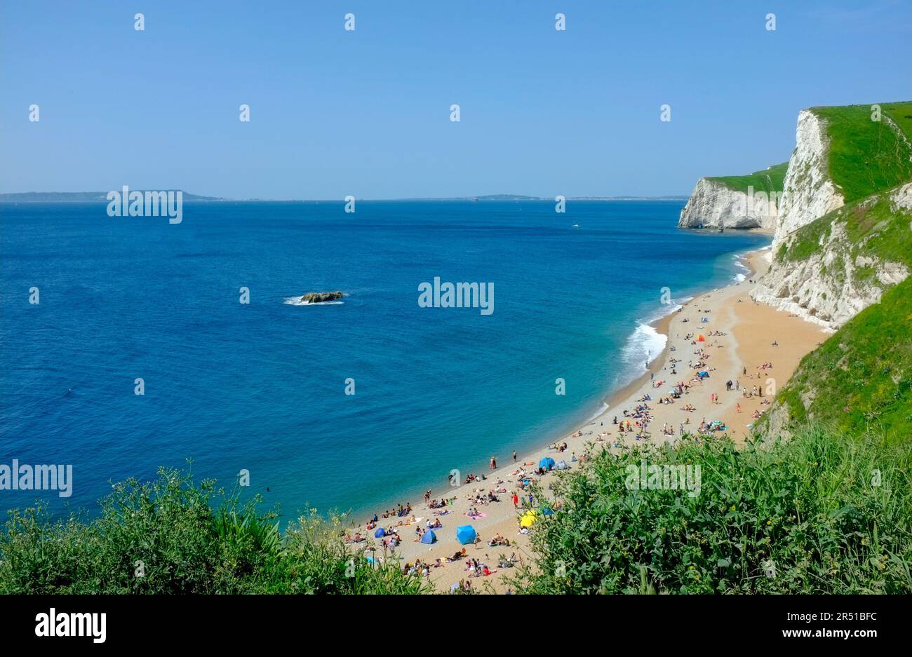 Durdle Door Beach, Jurassic, coast, west lulworth, Dorset, England , UK ...