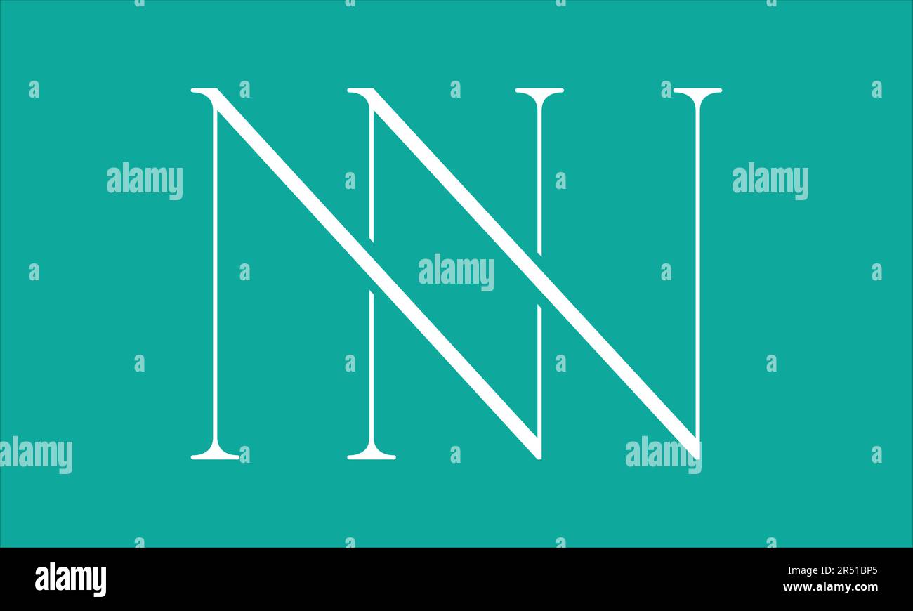 NN N Initial Letter Vector Logo Design Stock Vector Image & Art - Alamy