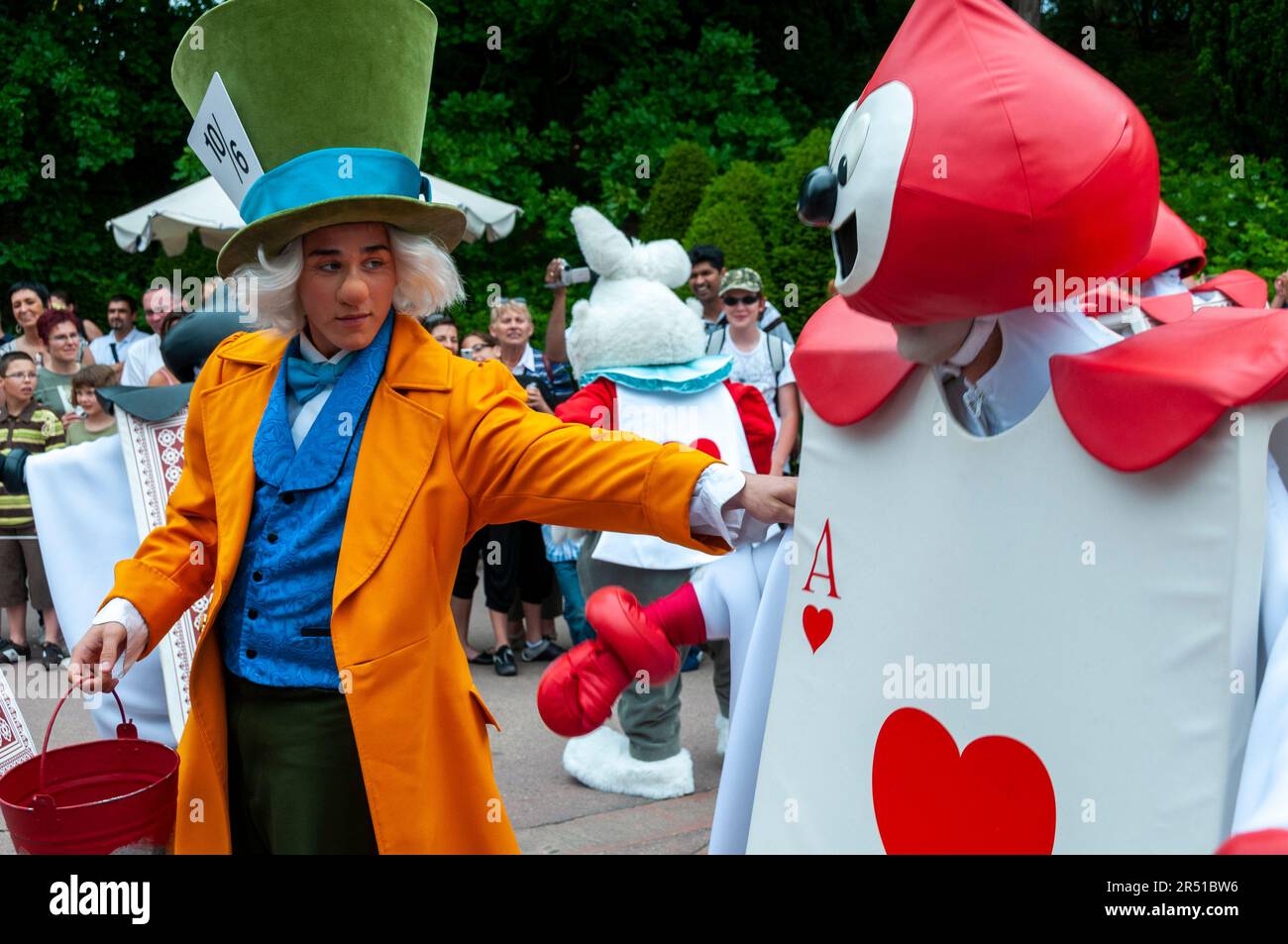 Paris, France, Theme Parks, People Visiting Disneyland Paris, Employee ...