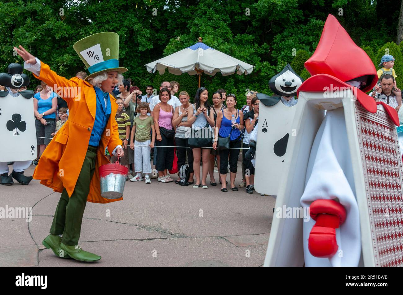 Paris, France, Theme Parks, People Visiting Disneyland Paris, Employee ...