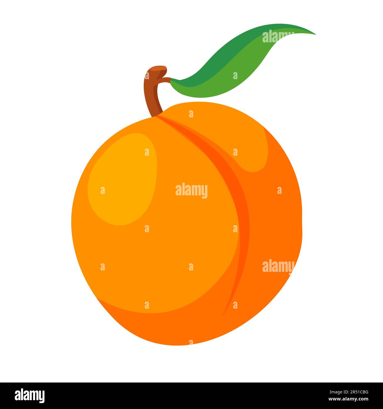 Peach logo vector design hi-res stock photography and images - Alamy