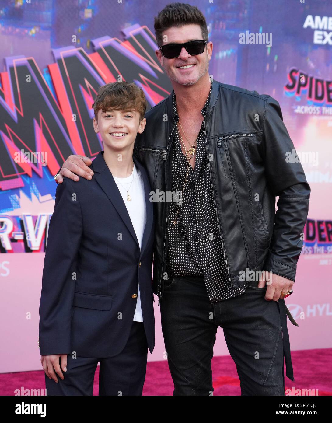 Los Angeles, USA. 30th May, 2023. (L-R) Julian Fuego Thicke and Robin ...