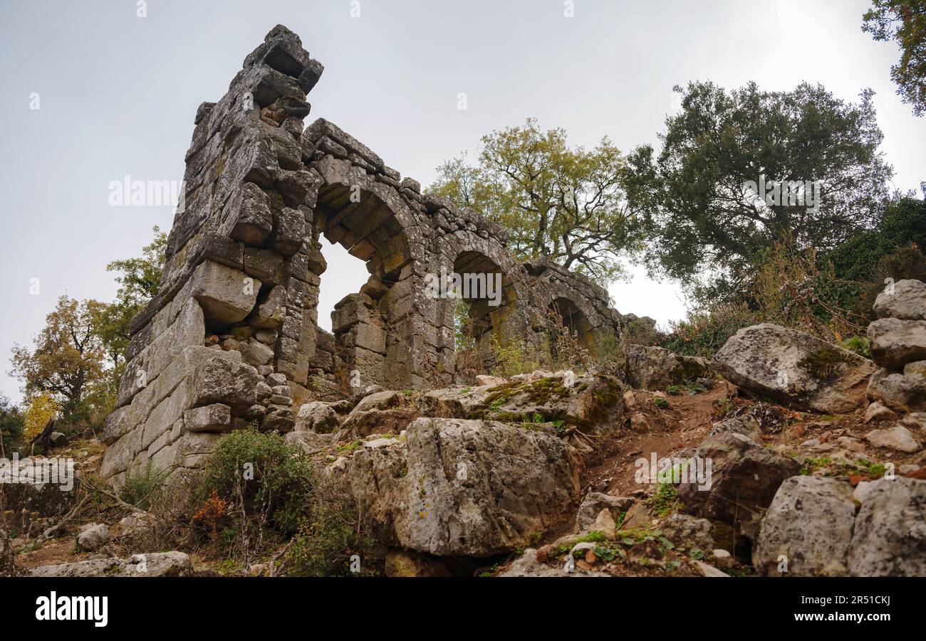 Autumn walk by Termessos Ancient City, Turkey. Turkeys most outstanding ...