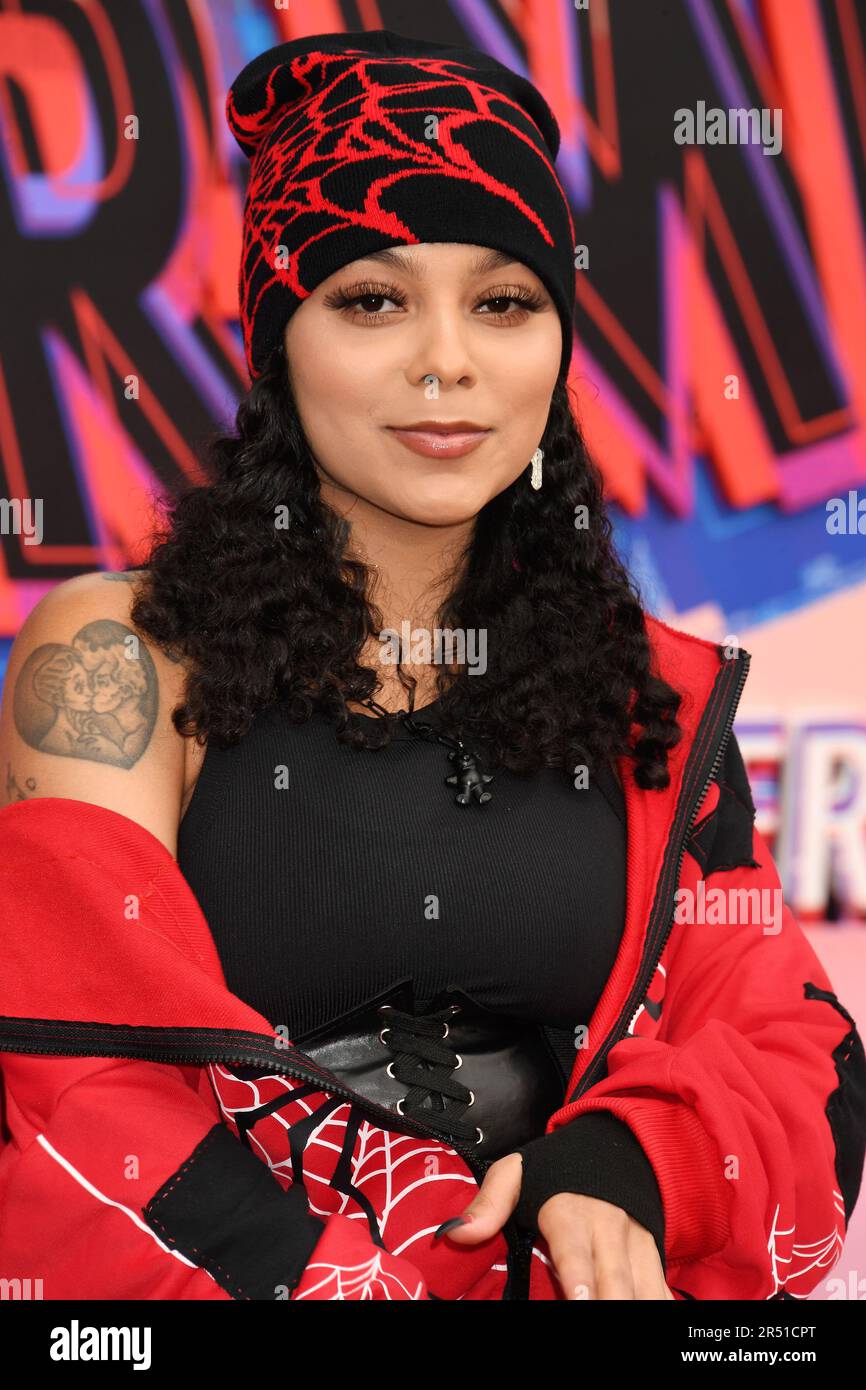 LOS ANGELES, CA - MAY 30: Roisee attends the world premiere of "Spider-Man: Across The Spider ...
