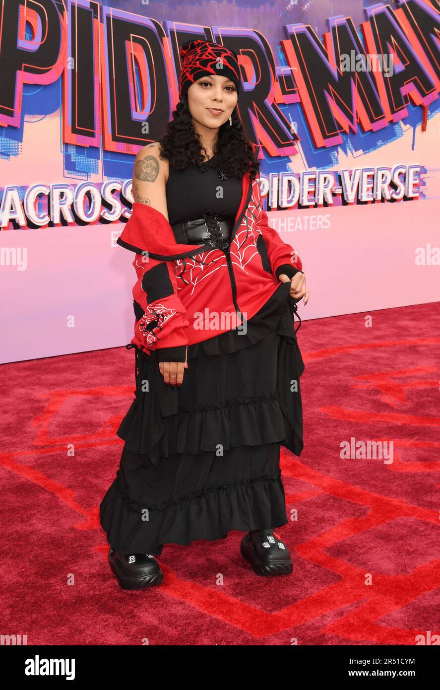 LOS ANGELES, CA - MAY 30: Roisee attends the world premiere of "Spider ...