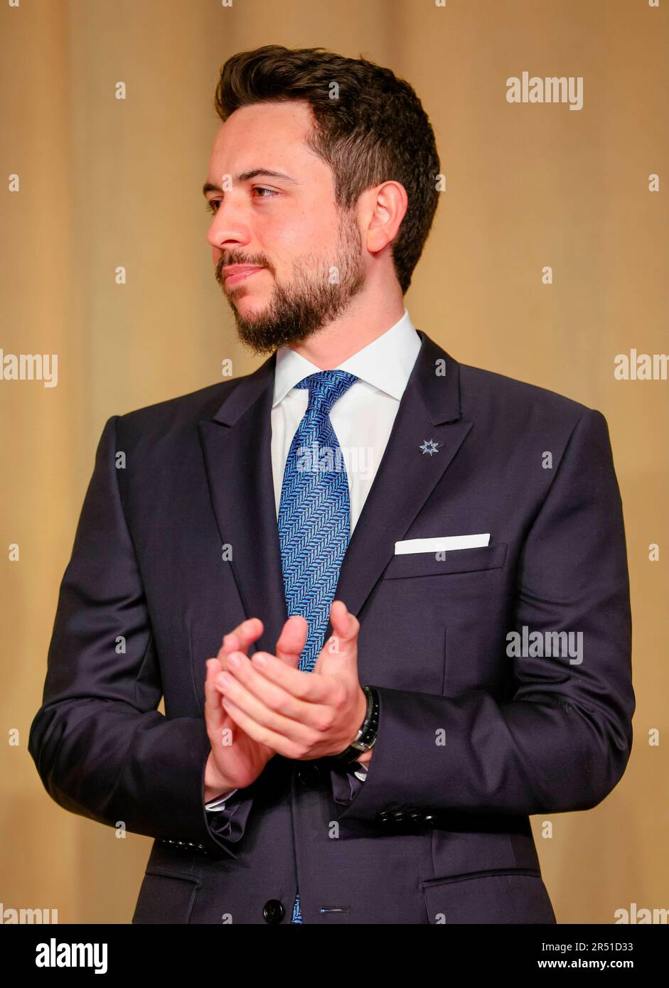 Crown Prince Al Hussein bin Abdullah II of Jordan, on May 31, 2023 ...