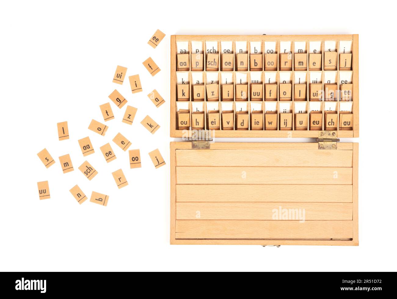 Very old letterbox, isolated on a white background Stock Photo - Alamy