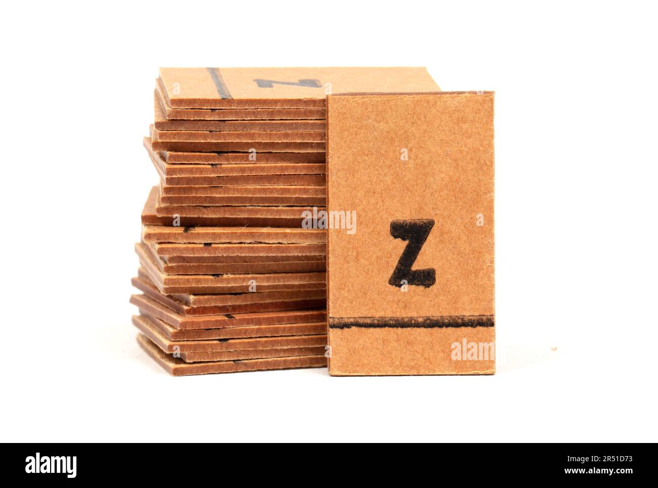 Stack of letters from a very old letterbox used to teach children - The ...