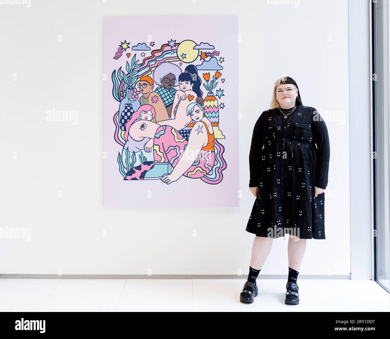 EDITORIAL USE ONLY Queer illustrator Emma Hayden unveils her newest ...