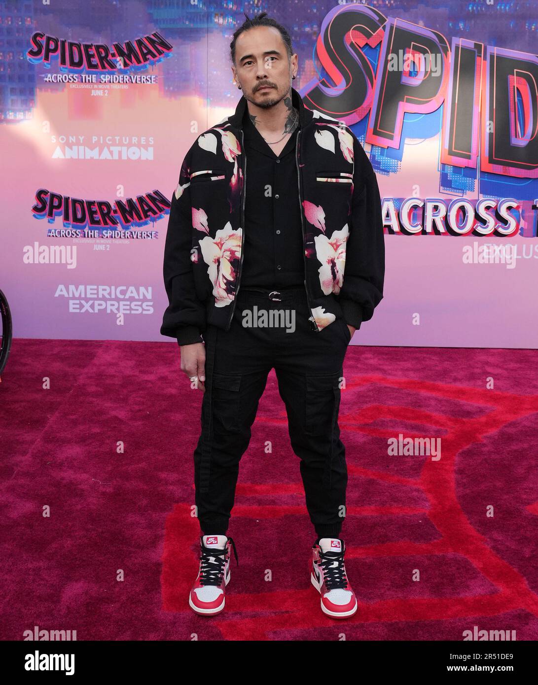 David Callahan arrives at the Sony Pictures Animation's SPIDER-MAN ...