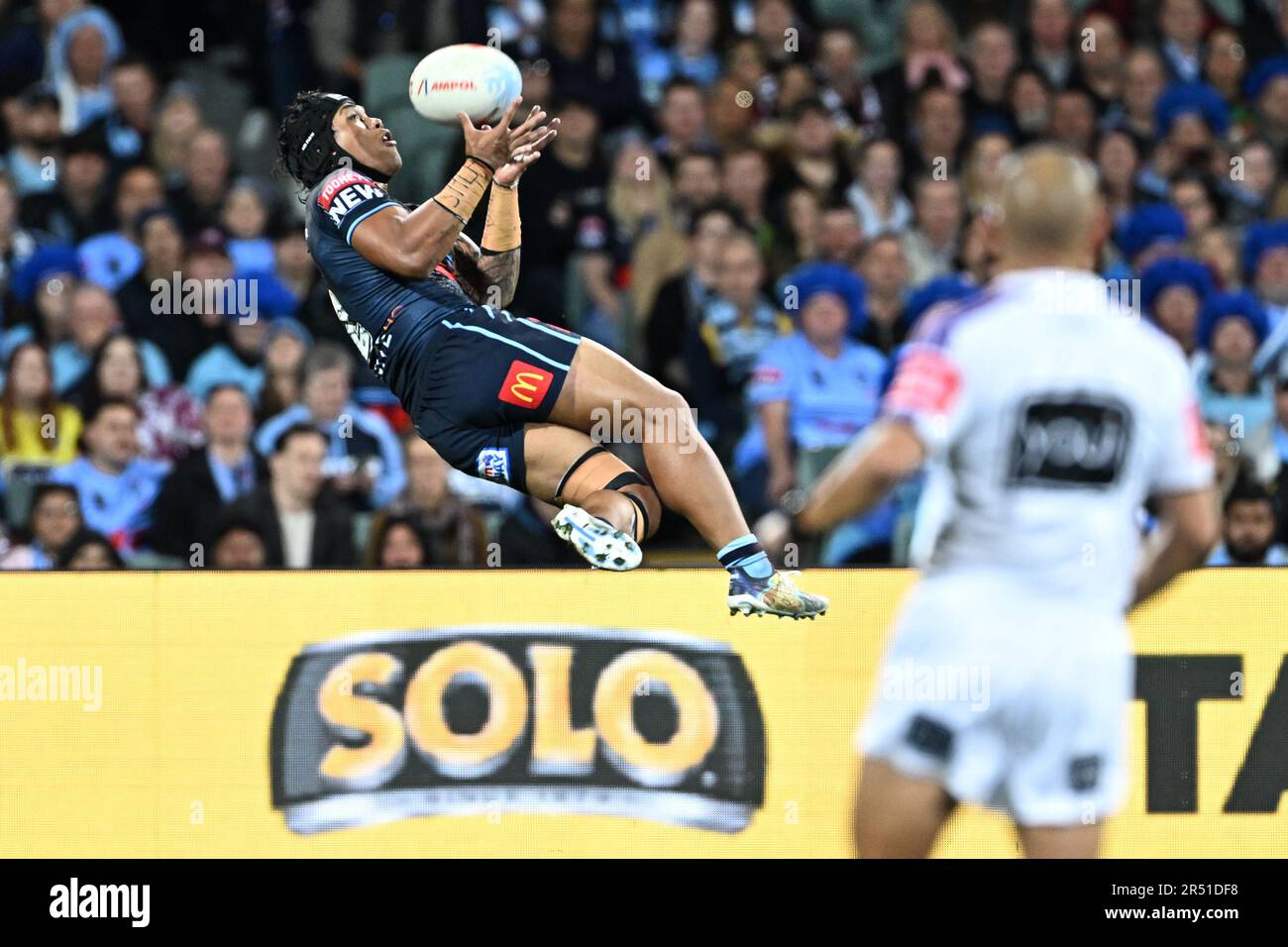 Brian To'o of the Blues during State of Origin 2023 - Game 1 between ...