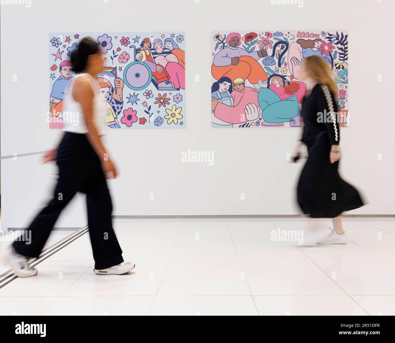 EDITORIAL USE ONLY Queer illustrator Emma Hayden unveils her newest ...