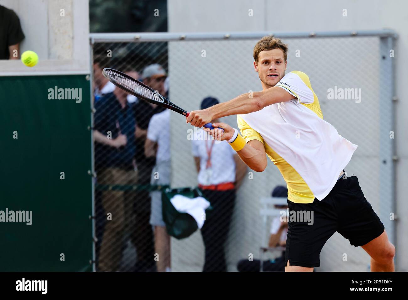 Paris, France. 30th May, 2023. Tennis player Yannick Hanfmann from ...