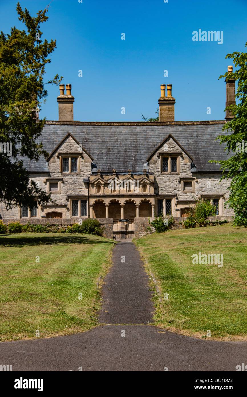 Beautiful Bubwith Almshouse, City of Wells, Somerset Stock Photo - Alamy