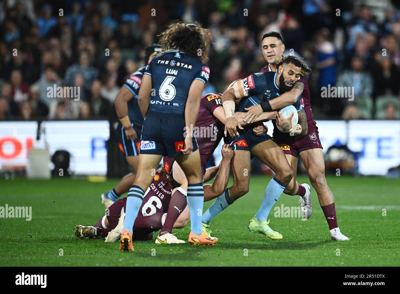 Josh Addo-Carr of the Blues during State of Origin 2023 - Game 1 ...