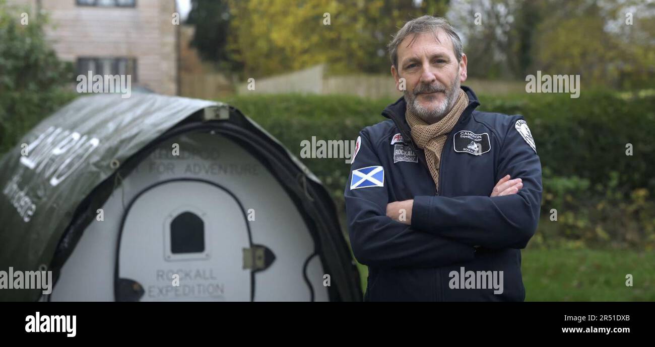 Undated handout photo issued by Rockall Expedition of adventurer Chris ...