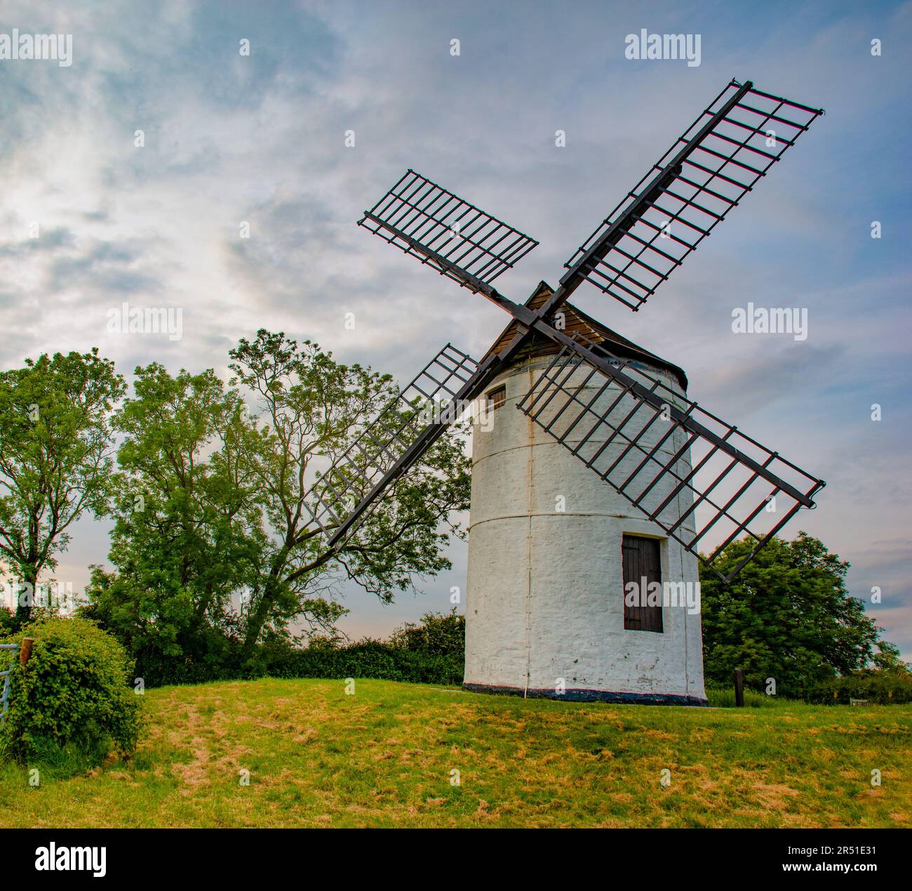 Historic Ashton Windmill, Chapel Allerton, Somerset Stock Photo - Alamy