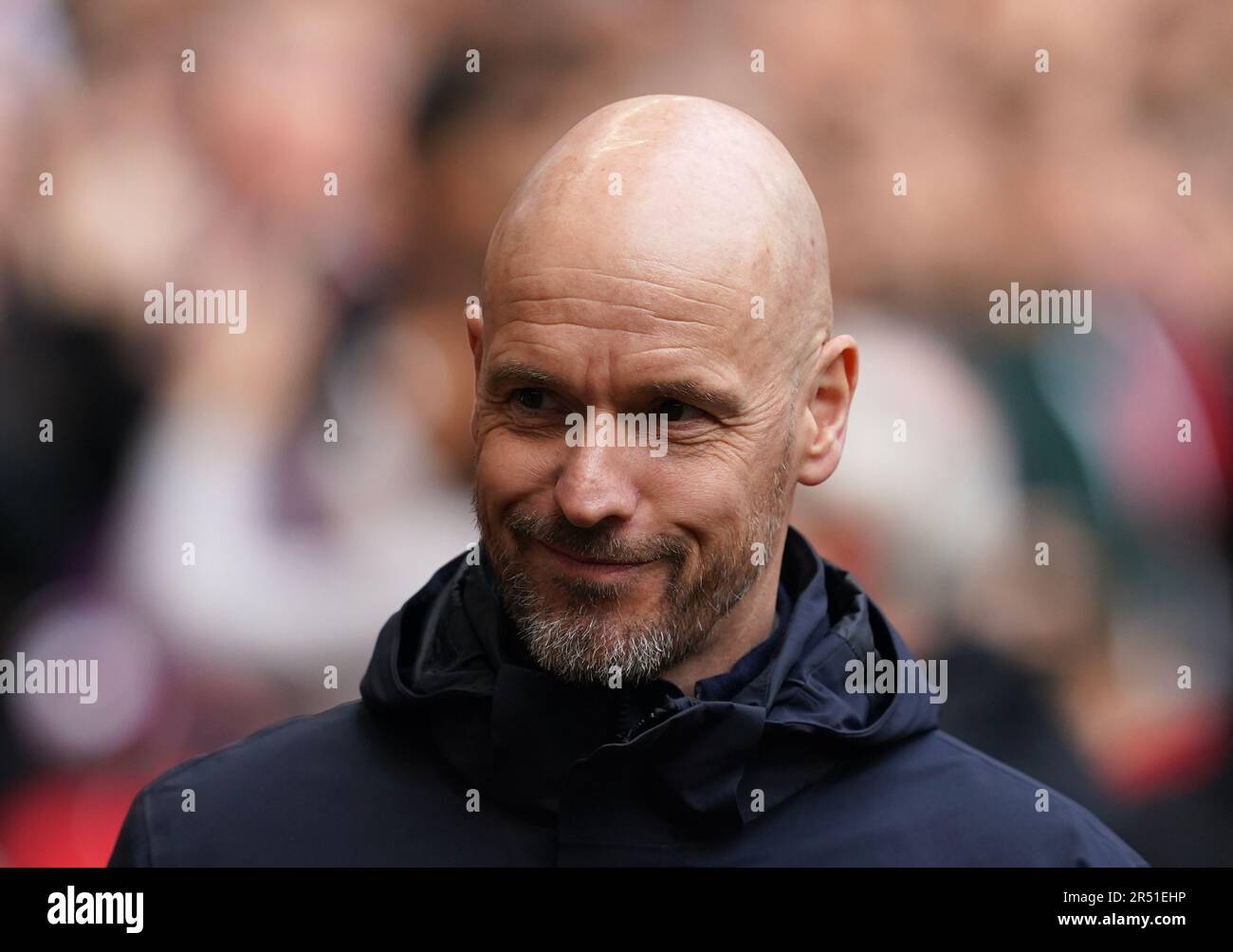 File photo dated 23-04-2023 of Manchester United manager Erik ten Hag ...