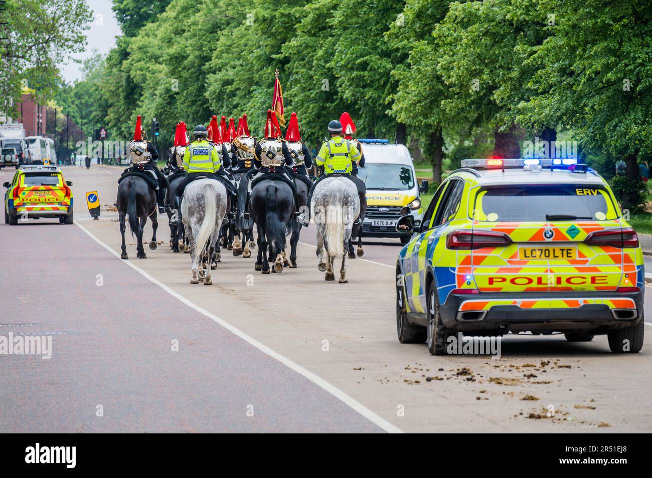 London, UK. 31st May, 2023. As usual security is tight, with protection ...