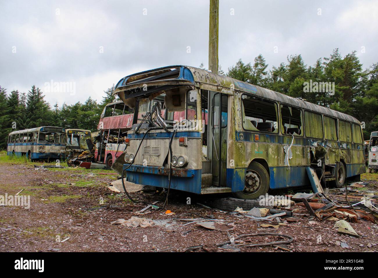 The buses have been left to rot outside. CORK, IRELAND: IMAGES CAPTURED ...