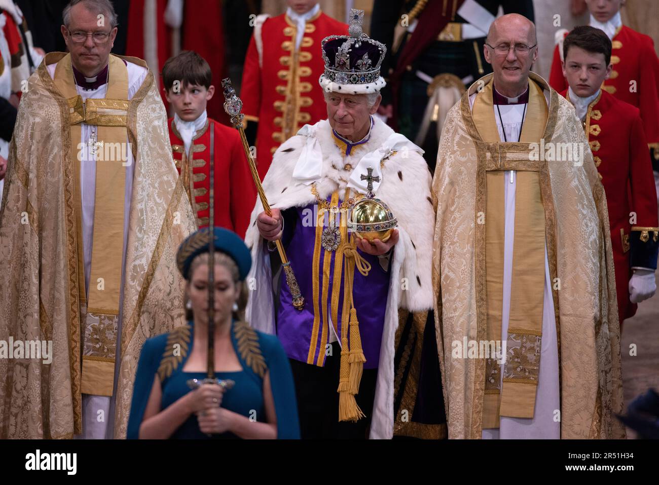 PHOTO:JEFF GILBERT 06th May 2023 King Charles III Coronation inside ...