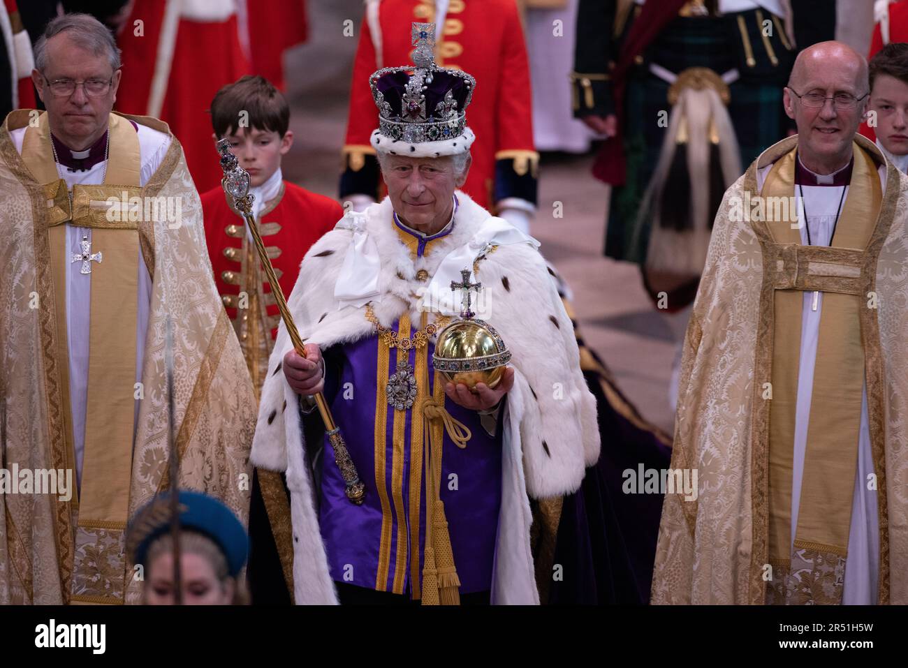 PHOTO:JEFF GILBERT 06th May 2023 King Charles III Coronation inside ...