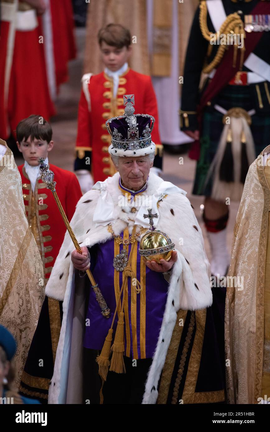 PHOTO:JEFF GILBERT 06th May 2023 King Charles III Coronation inside ...