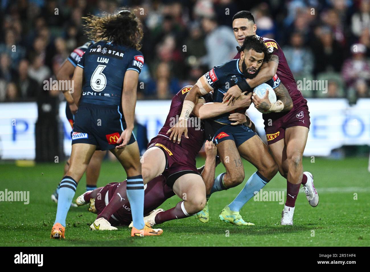 2R51DMW Adelaide, Australia. 31st May, 2023. Josh Addo-Carr of the ...