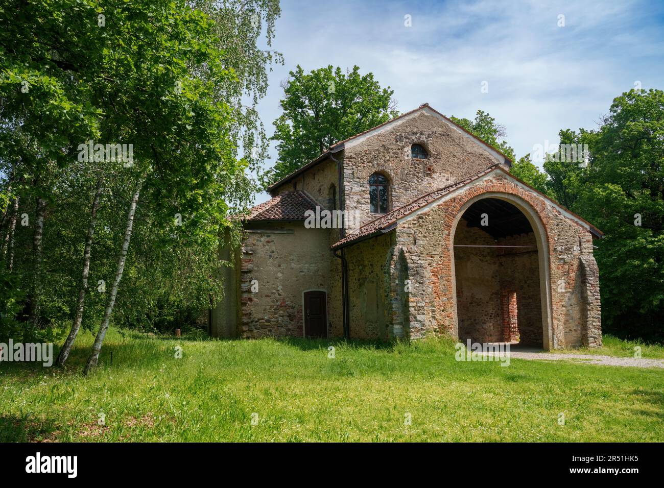 Archaeological park of Castelseprio, Varese province, Lombardy, Italy ...