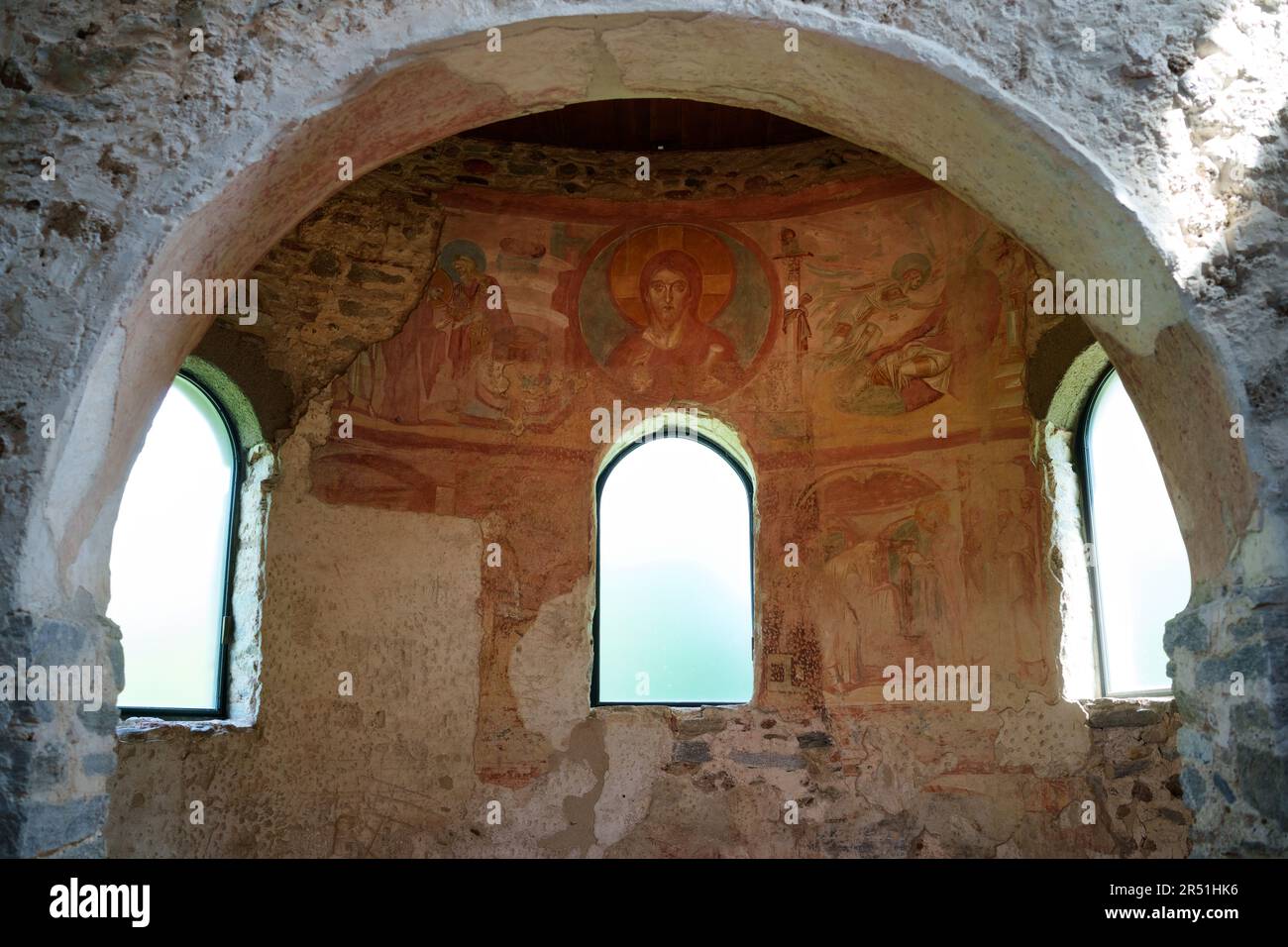 Archaeological park of Castelseprio, Varese province, Lombardy, Italy ...