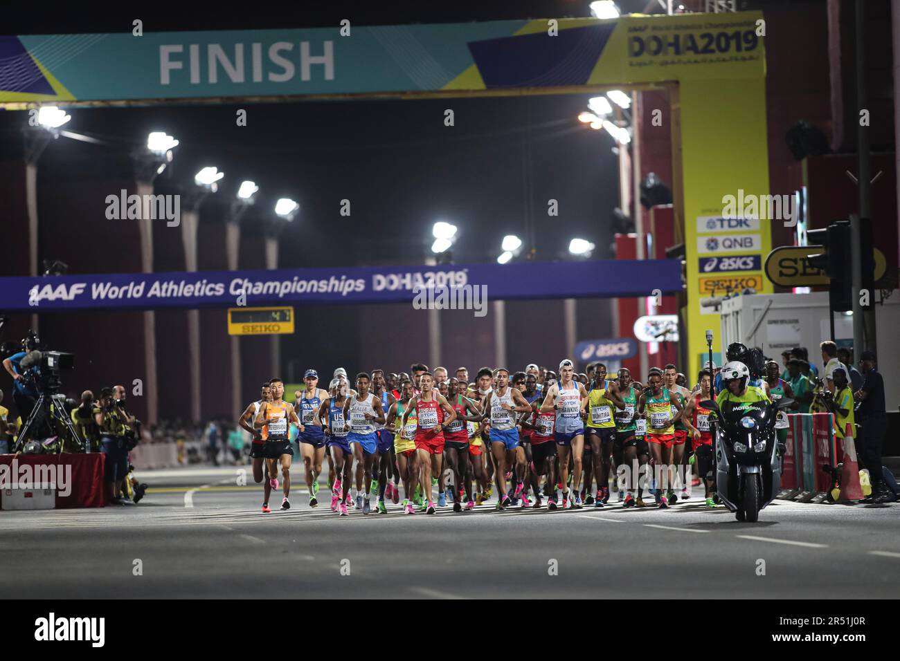 Image at the Doha 2019 World Athletics Championships Marathon Stock ...